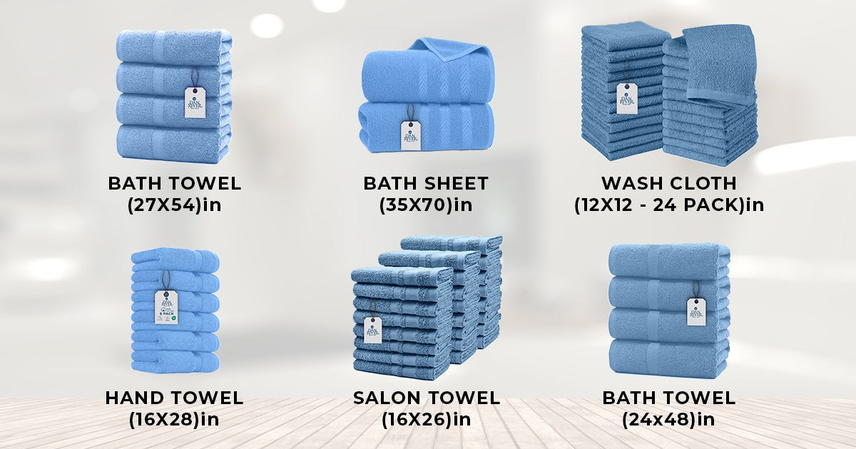 Towel Sizes Guide: From Washcloths to Bath Sheets | Dan River